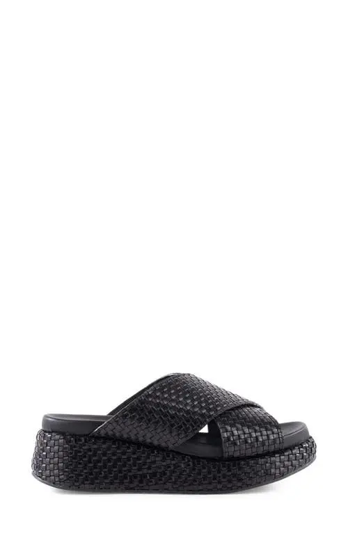 Seychelles Key West Platform Wedge Sandal - Black