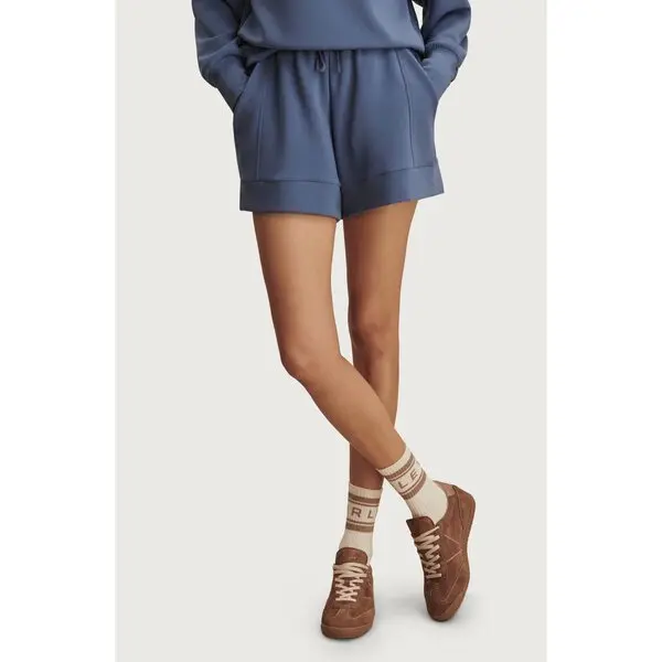 Varley Atrium High-waist Shorts - Bijou Blue