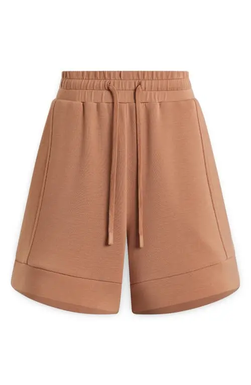 Varley Atrium High-waist Shorts - Camel