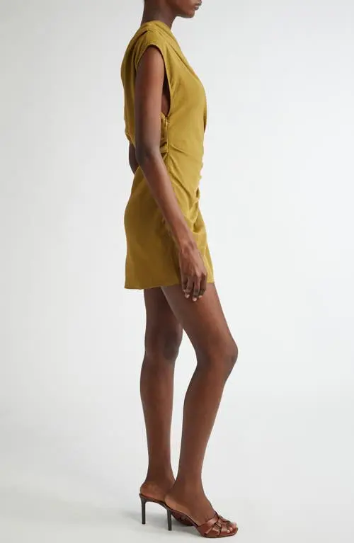 A.L.C. Poppy Ruched One-shoulder Dress