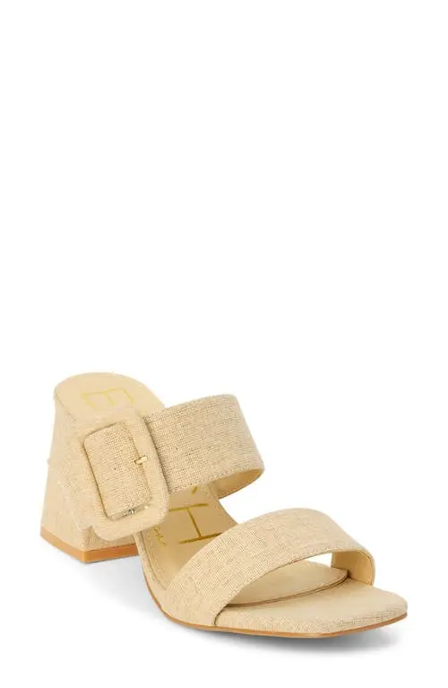 Matisse Lucy Block Heel Sandal - Natural Linen