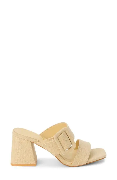 Matisse Lucy Block Heel Sandal - Natural Linen