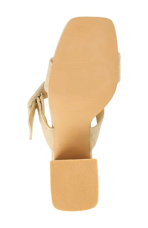 Matisse Lucy Block Heel Sandal - Natural Linen