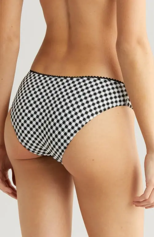 Solid & Striped Daphne Bikini Bottom - Blackout X Marshmallow