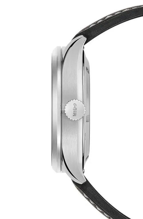 MIDO Multifort Automatic Fabric Strap Watch - Grey Gradient