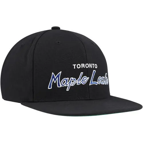 Mitchell & Ness Toronto Maple Leafs Core Team Script 2.0 Snapback Hat