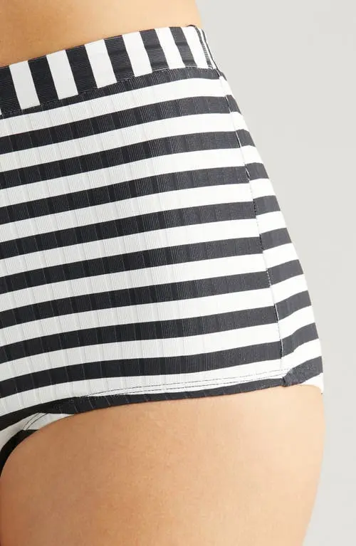 Solid & Striped Baby Stripe Rib Bikini Bottom