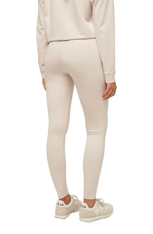 Travis Mathew Friday Ponte Pocket Leggings - Heather Pumice Stone