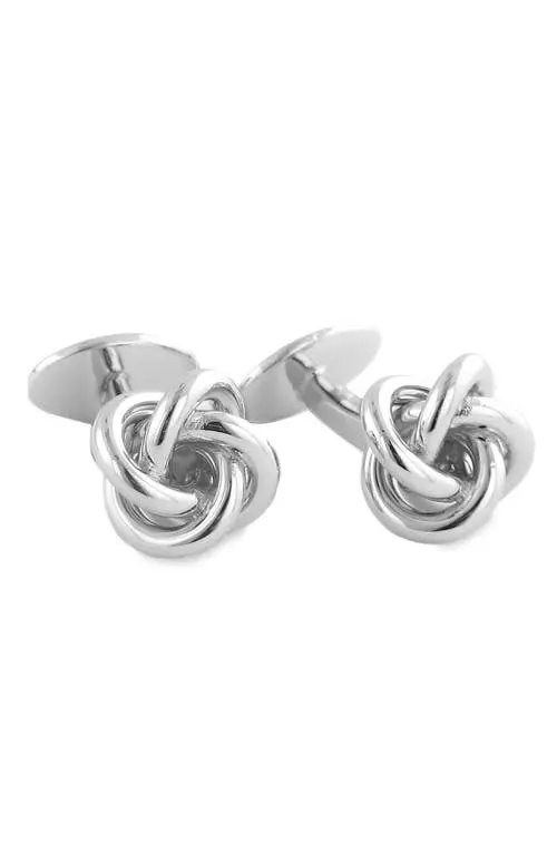 David Donahue Knot Cufflinks - Sterling Silver