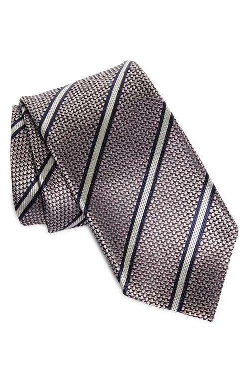 Zegna Paglie Bold Stripe Silk Tie