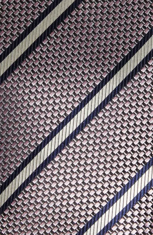Zegna Paglie Bold Stripe Silk Tie