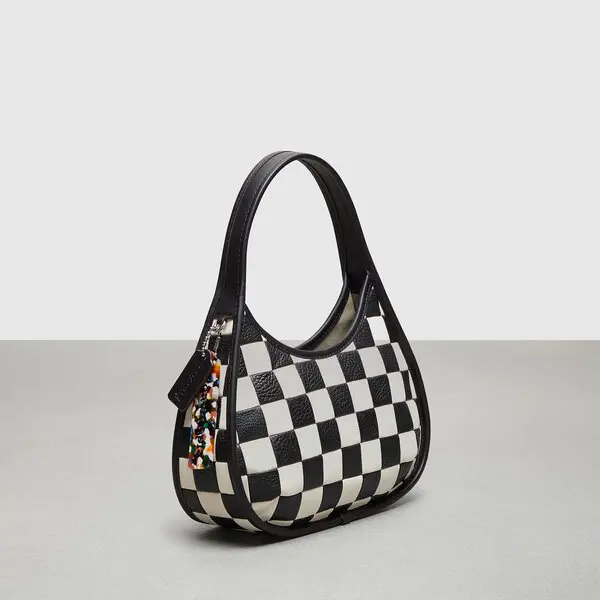 COACHTOPIA Ergo Shoulder Bag In Upcrafted Leather - Black/chalk