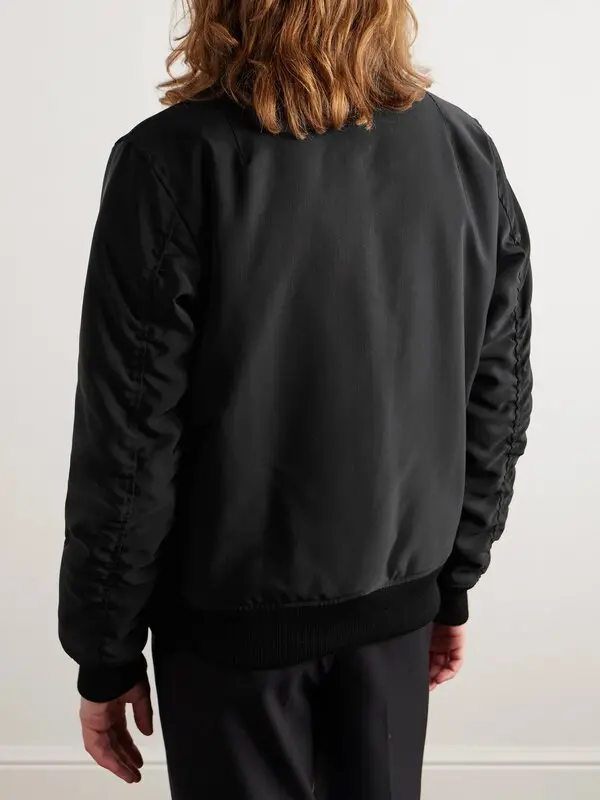 Saint Laurent Padded Twill Bomber Jacket