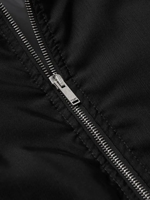 Saint Laurent Padded Twill Bomber Jacket