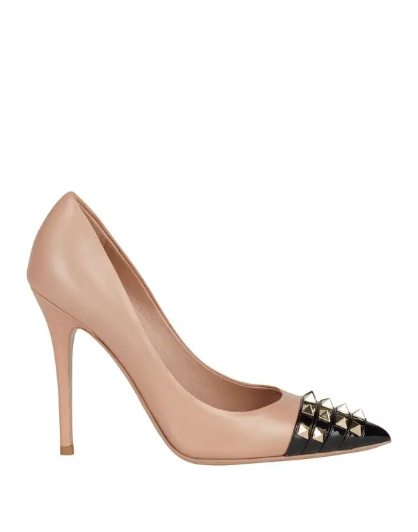 Valentino Garavani Leather Studded Stiletto Pumps