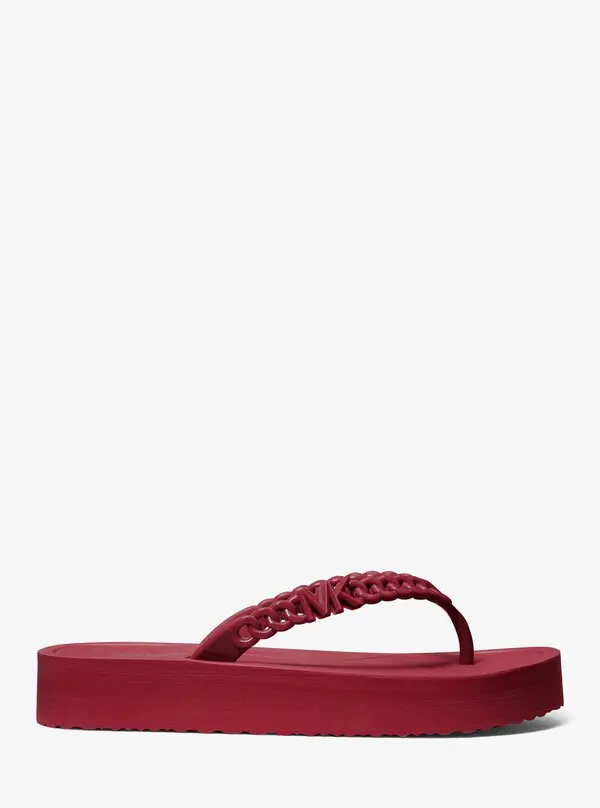 Michael Kors Zaza Platform Flip Flop In Size By