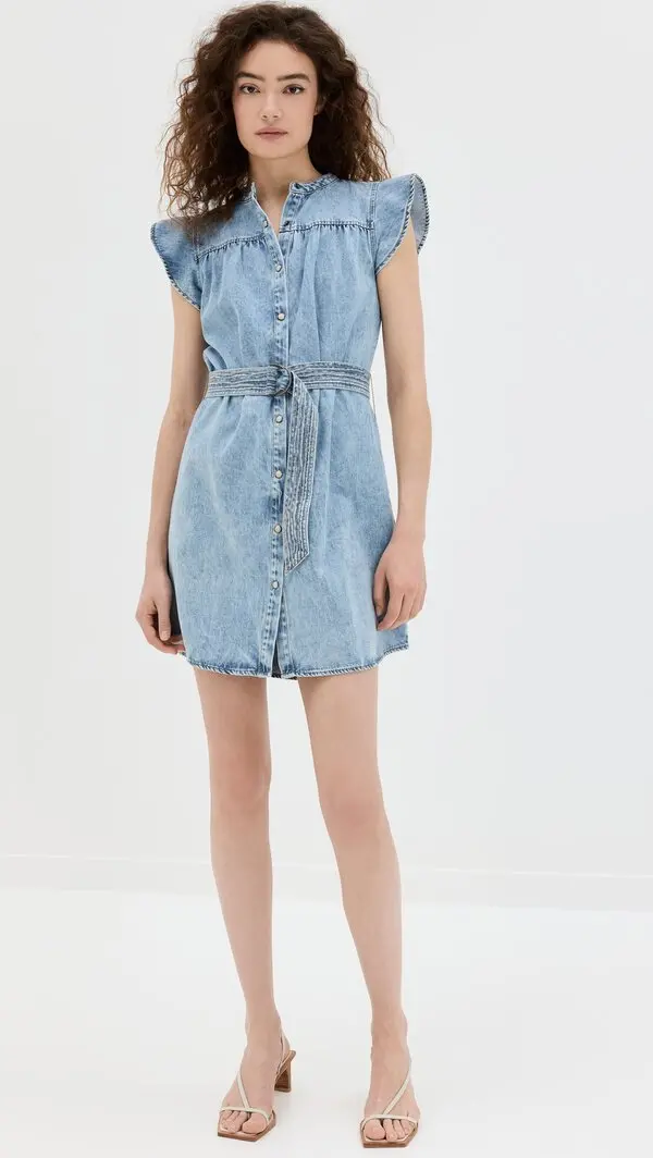 Rails Letta Denim Dress In Faded Indigo - 70% Off | Editorialist