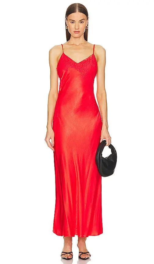 Bardot Avoco Midi Dress In Fire Red - 64% Off | Editorialist