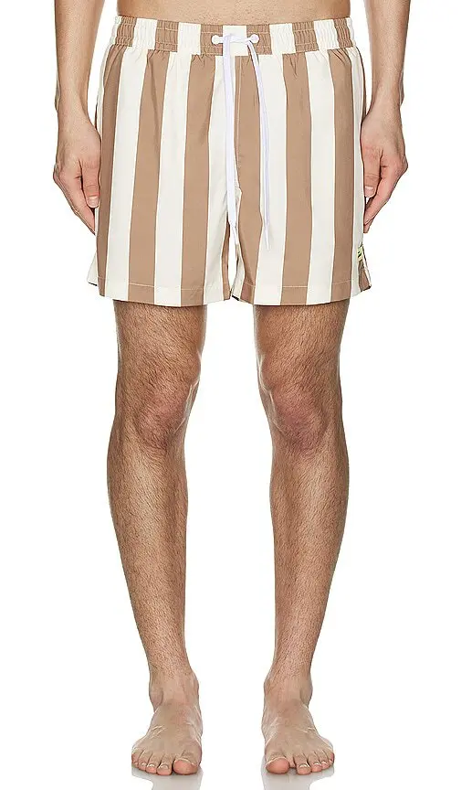 DUVIN DESIGN Traveler Swim Short - Brown
