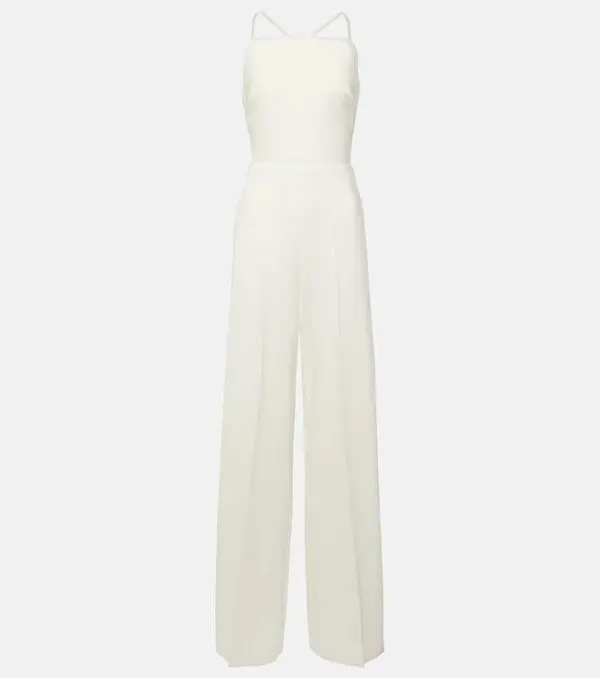 Max Mara Elvy Cady Jumpsuit - White