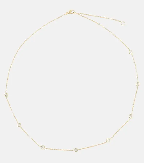 STONE AND STRAND Diamonds The Dozen 10kt Necklace - Gold