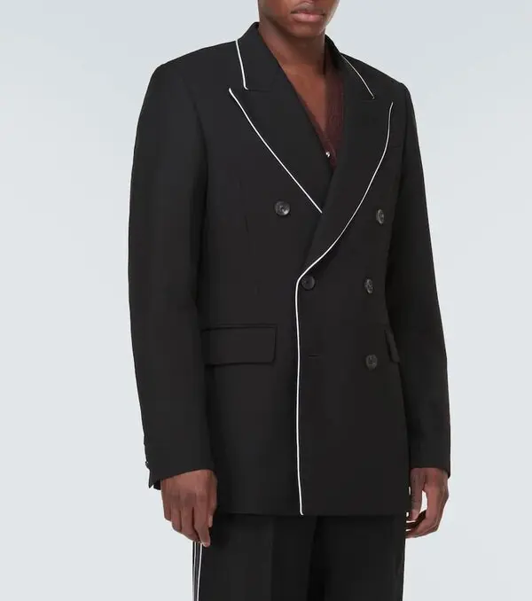 WALES BONNER Rise Double-breasted Blazer