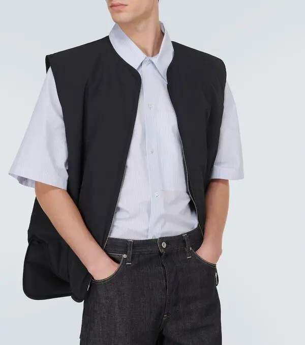 JIL SANDER Friday Pinstripe Cotton Shirt