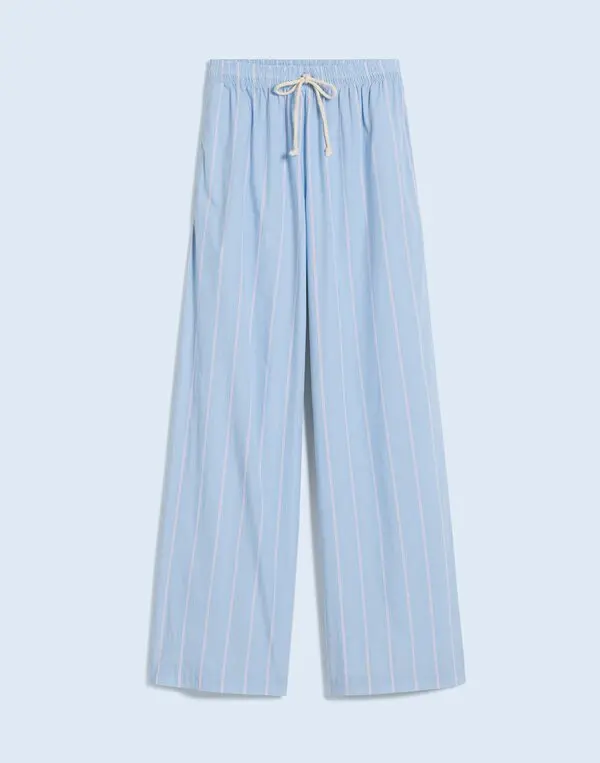 Madewell Pinstriped Wide-leg Pants