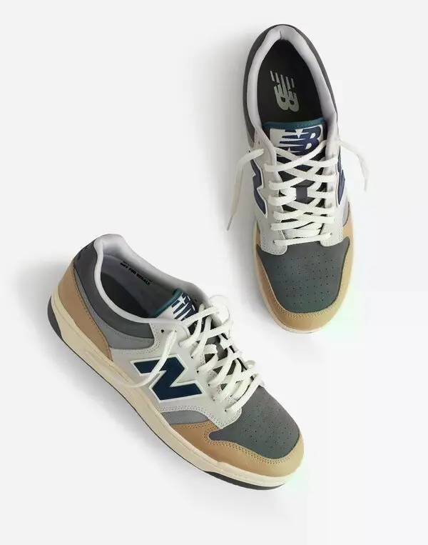 Madewell New Balance 480 Sneakers - Castlerock Brown