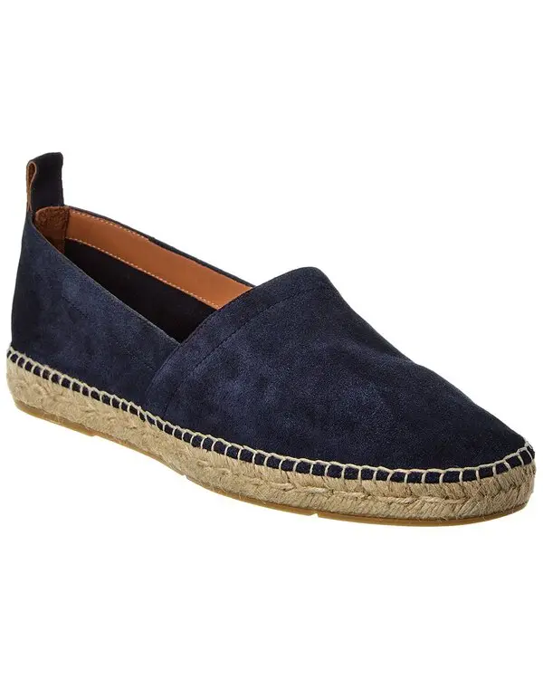 Aquatalia Felipe Weatherproof Suede Espadrille In Blue - 50  display picture 1