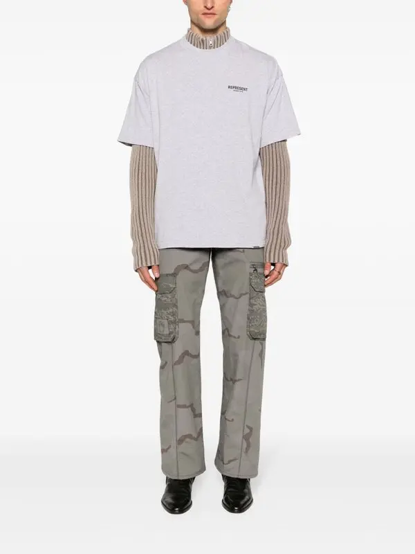 REPRESENT Owners Club Cotton T-shirt - Grey