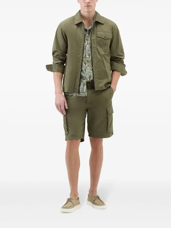 Woolrich Gabardine-weave Shirt Jacket - Green