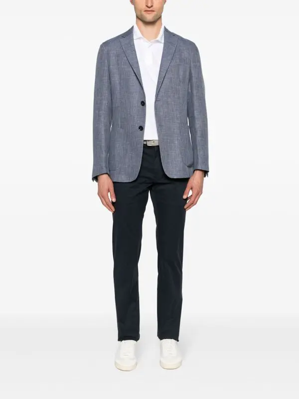 Zegna Mid-rise Twill Chino Trousers
