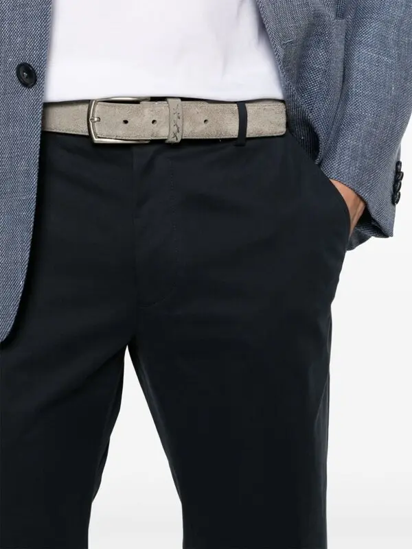 Zegna Mid-rise Twill Chino Trousers