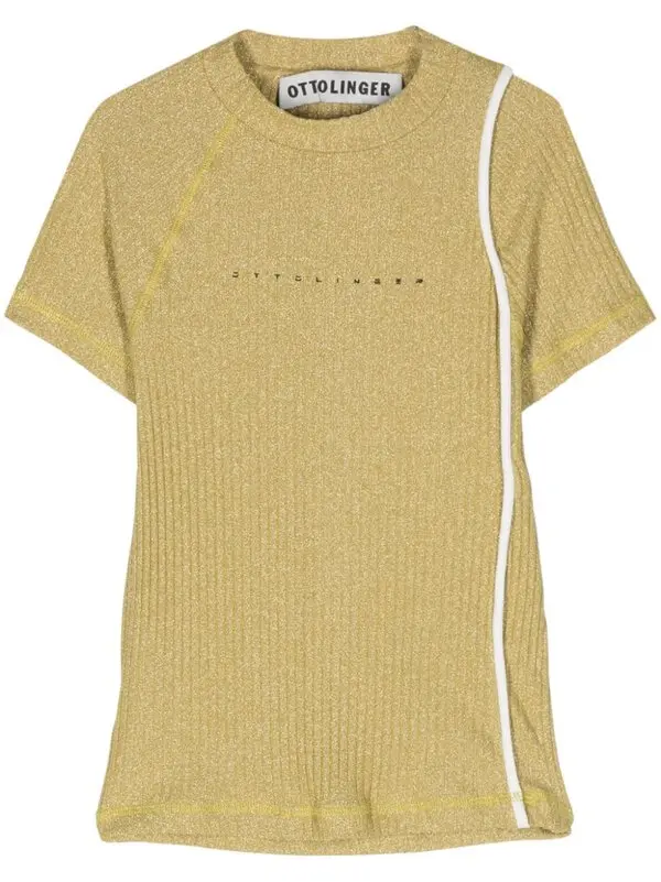 Ottolinger Logo-print Lurex Top