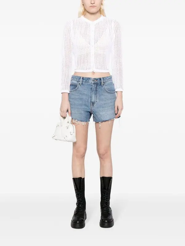 Alexander Wang Bite Denim Shorts