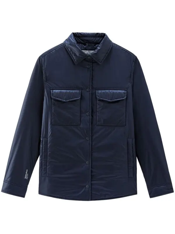 Woolrich Padded Overshirt Jacket - Blue