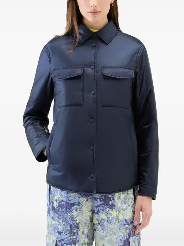 Woolrich Padded Overshirt Jacket - Blue