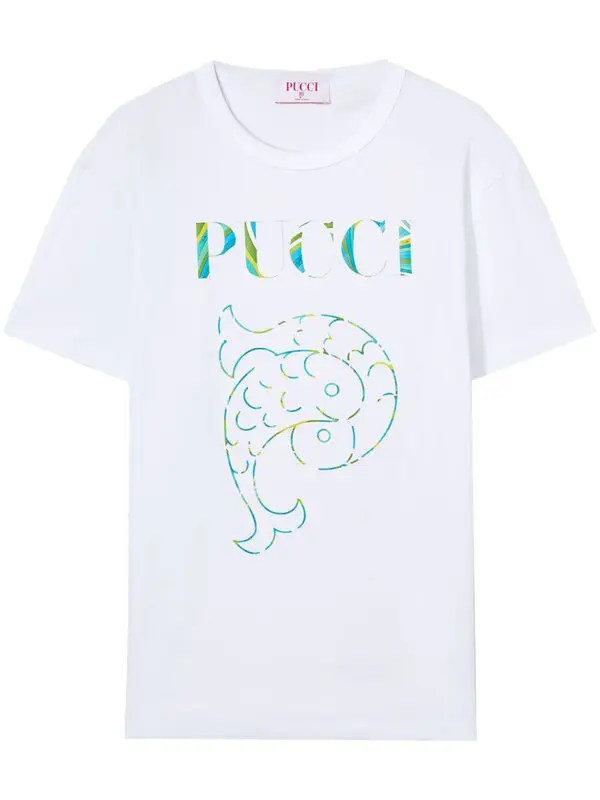 Emilio Pucci Logo-print Cotton T-shirt