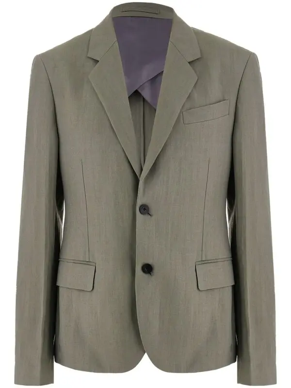 FERRAGAMO Tailored Linen-blend Blazer