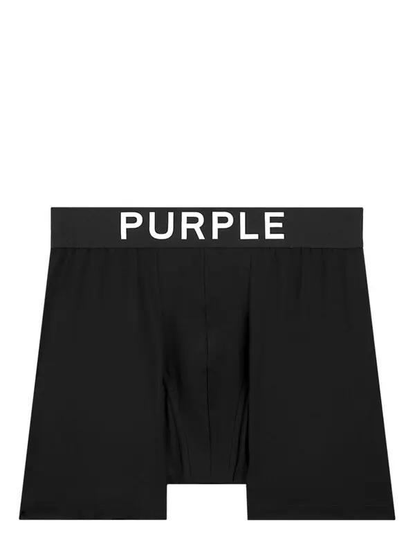 PURPLE BRAND Logo-print Boxer Briefs - Black