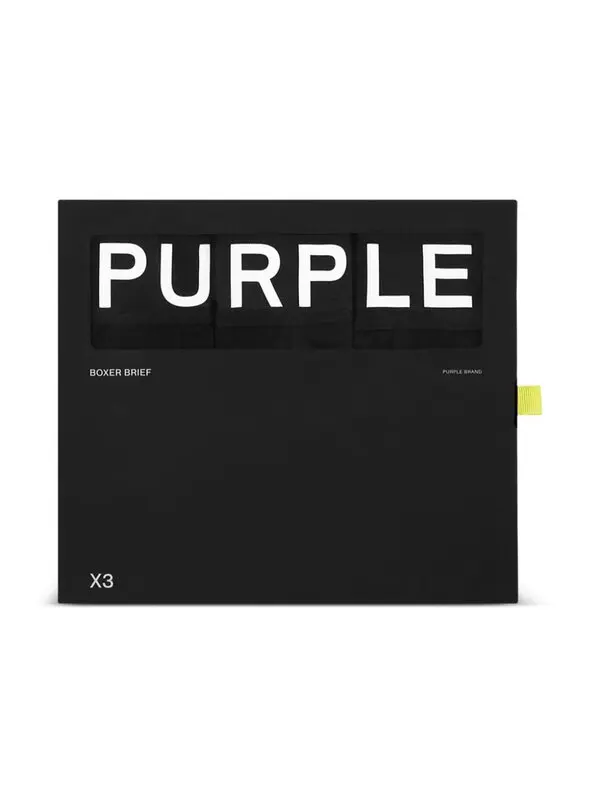PURPLE BRAND Logo-print Boxer Briefs