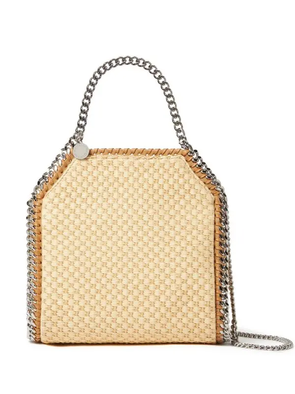 Stella McCartney Mini Falabella Raffia Tote