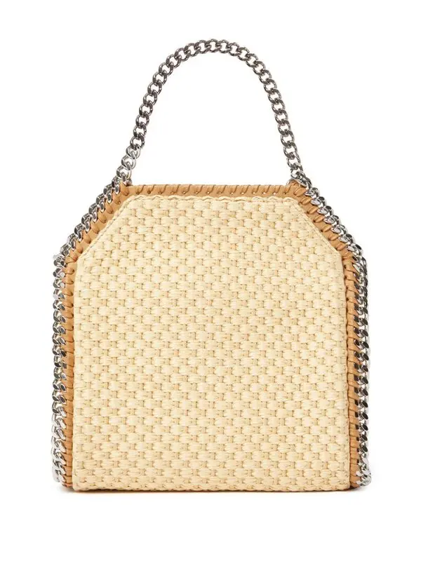Stella McCartney Mini Falabella Raffia Tote