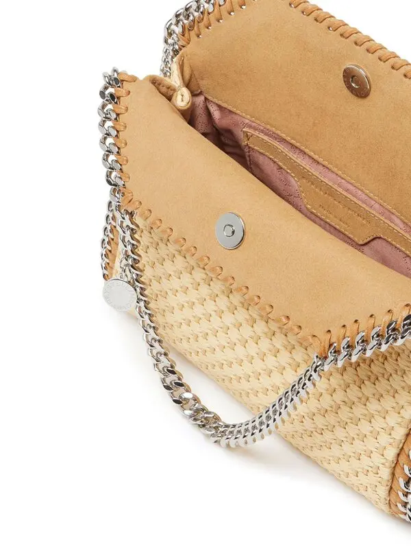 Stella McCartney Mini Falabella Raffia Tote