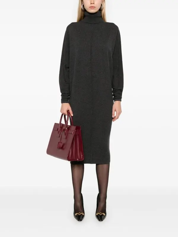 Saint Laurent Knitted Midi Dress