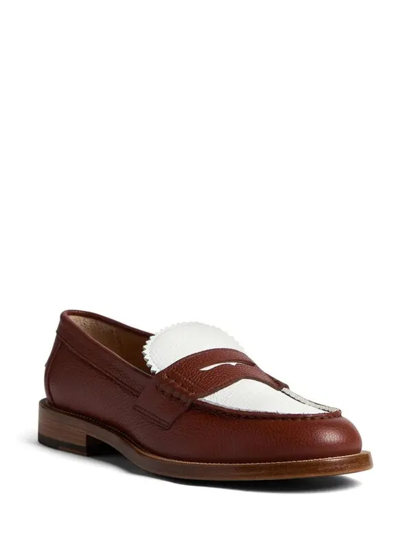 Dsquared2 Colour-block Leather Loafers