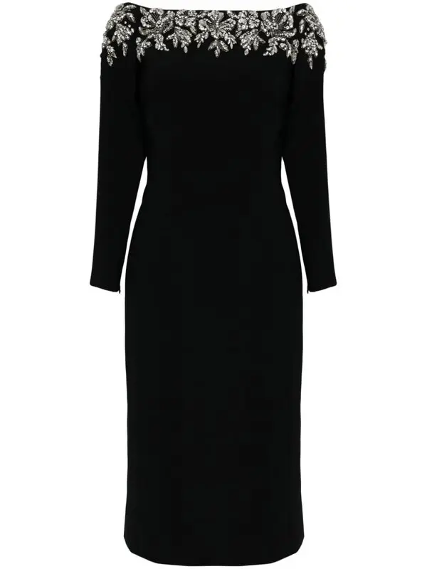 Jenny Packham Rosabel Crystal-embellished Dress