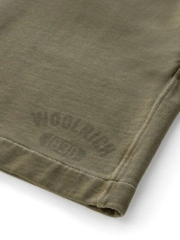 Woolrich Logo-print Cotton Shorts - Green
