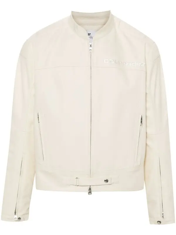 COURREGES Embroidered-logo Jacket